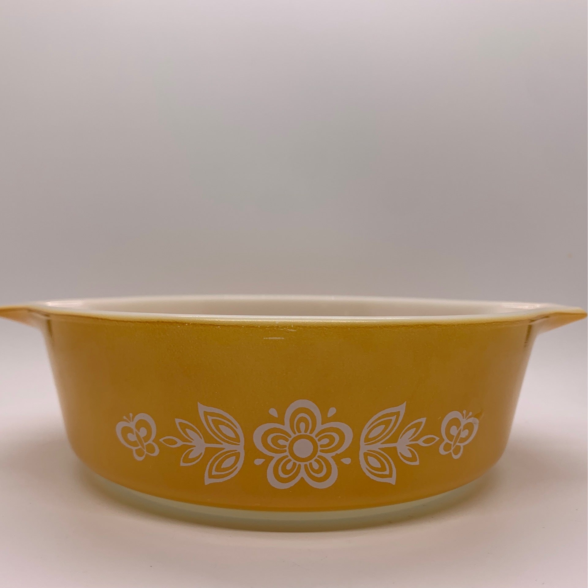 Vintage Pyrex Gold Butterfly #471 1 PT | Bewitching Botanicals